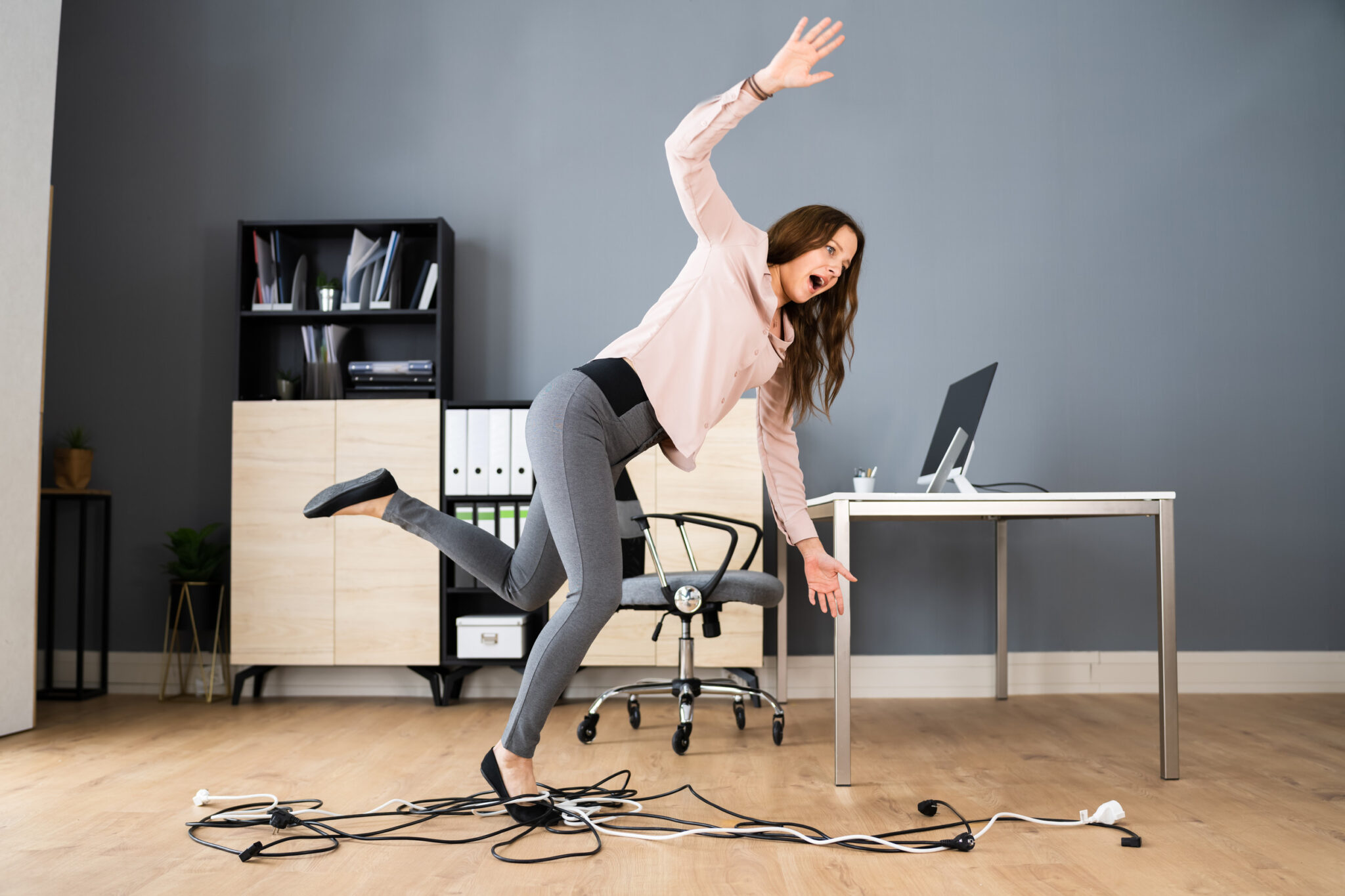 How To Sue After Tripping Over Wires